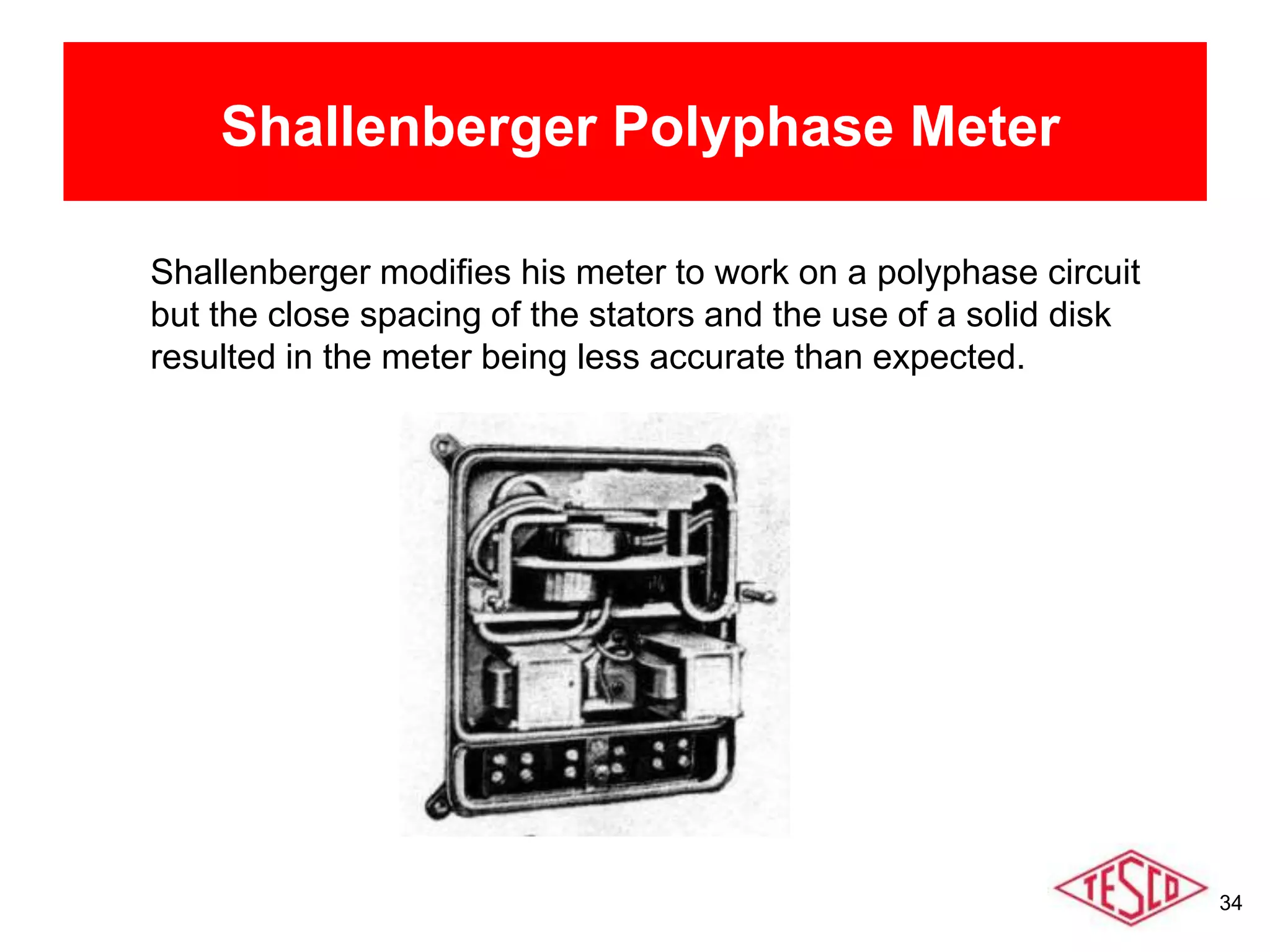 History of Electric Metering (6.27.17) | PPTX | Chemistry | Science