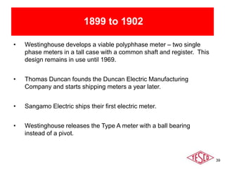 History of Electric Metering (6.27.17) | PPTX