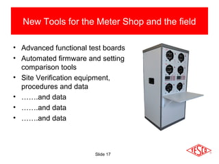 Managing the Meter Shop of the Future Through Better Tools and ...