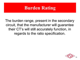 Ratio, Burden, Admittance Testing | PPT | Free Download