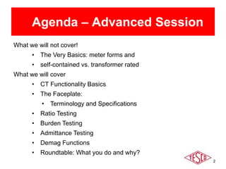 Ratio, Burden, Admittance Testing | PPT