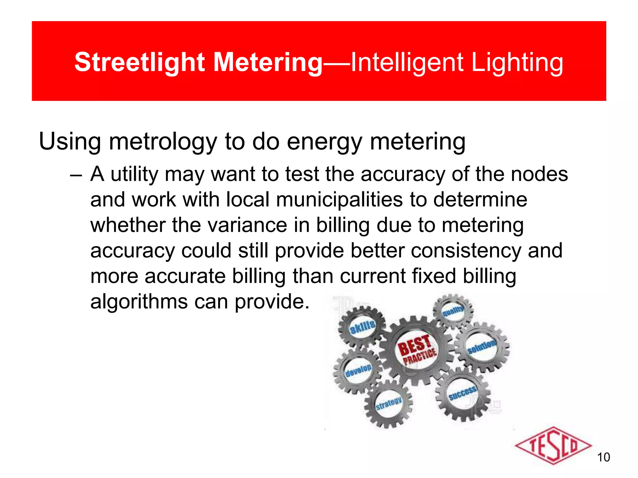 Street Lights - A New Metering Frontier | PPTX