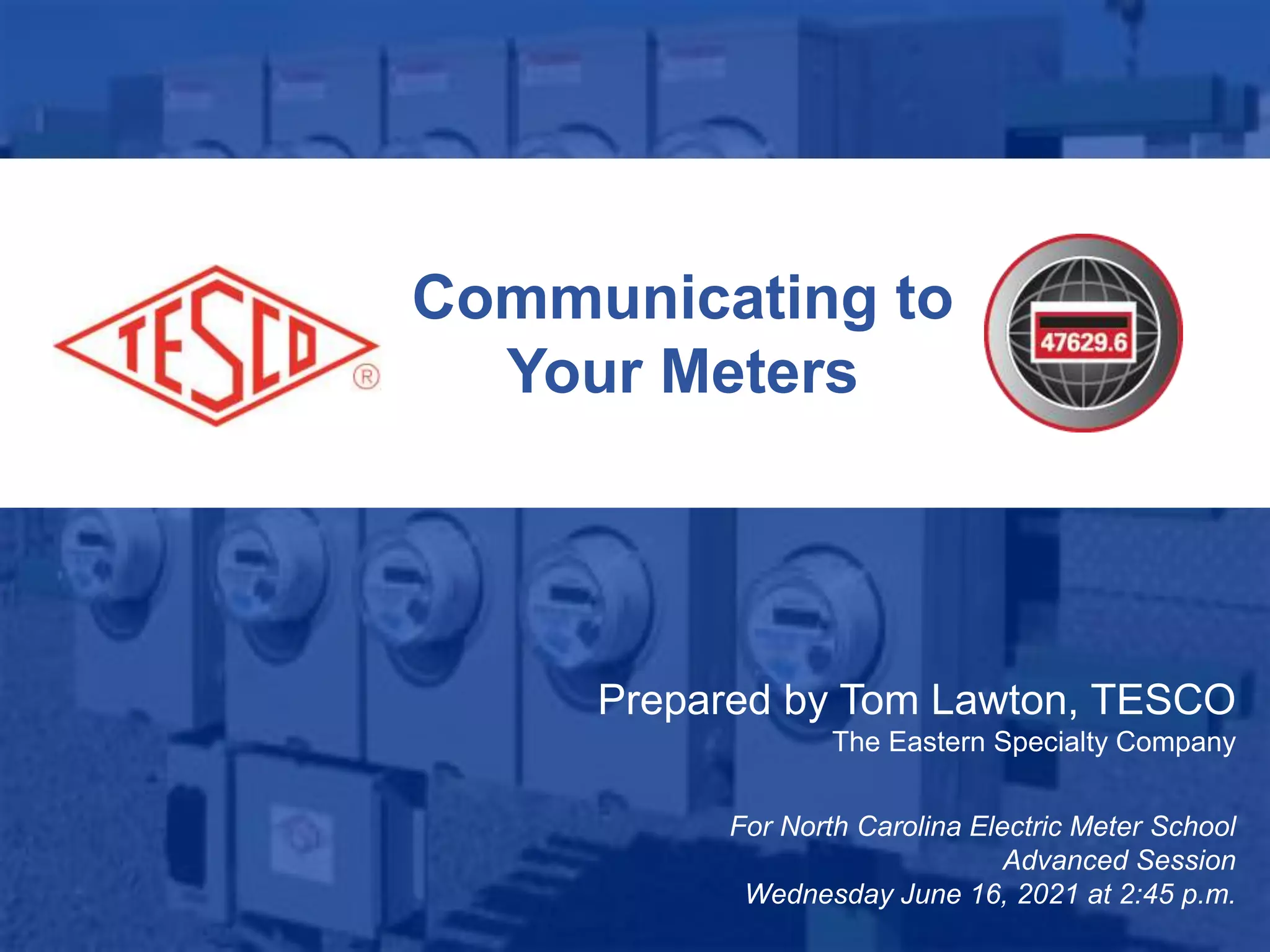 Communicating to Your Meters | PPTX | Computer Networking | Computing