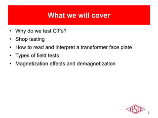 CT Testing: Theory and Practice | PPTX
