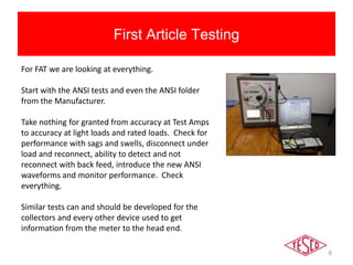 Fundamentals of AMI Testing | PPTX