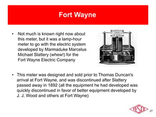 History of Electric Metering | PPTX