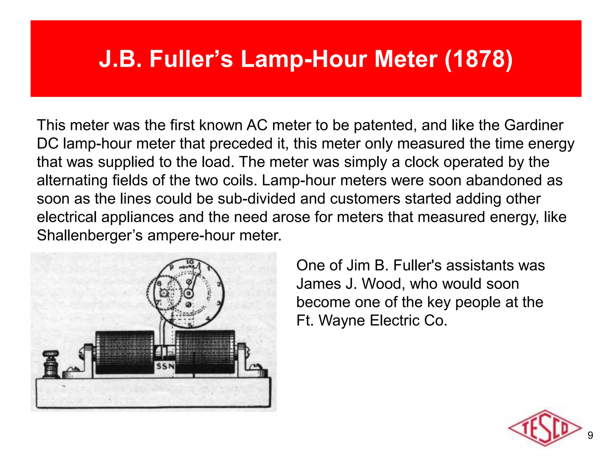 History of Electric Metering | PPT