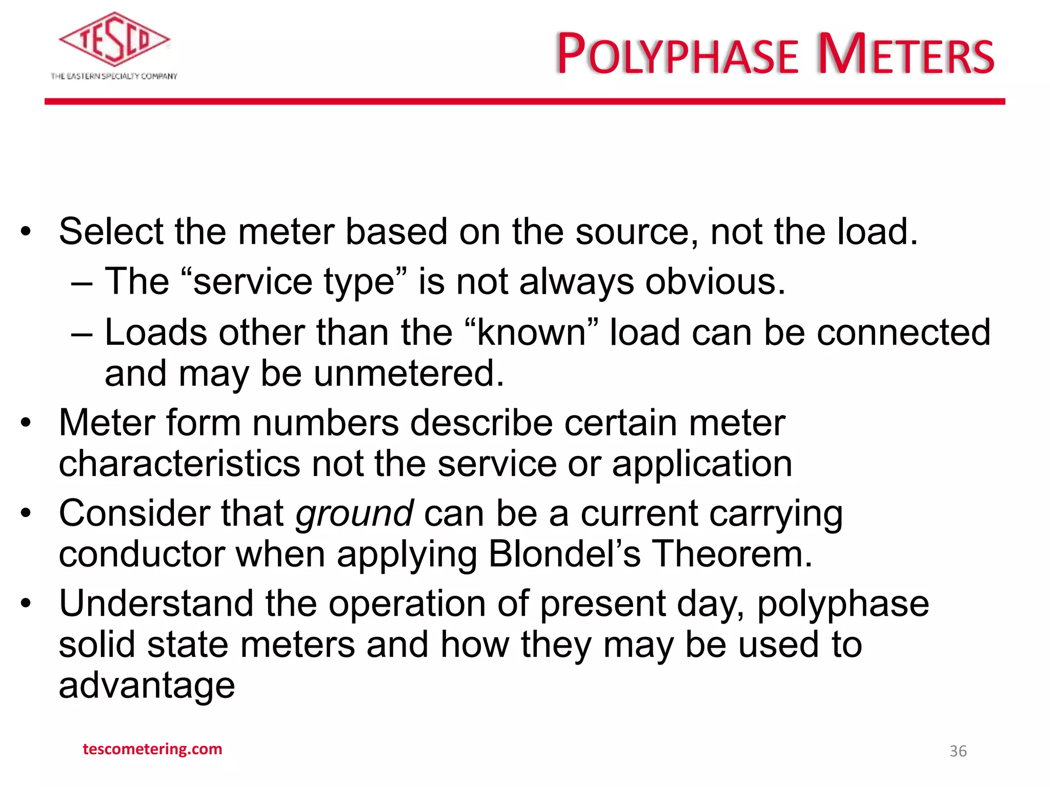 Polyphase Metering 101 | PPTX