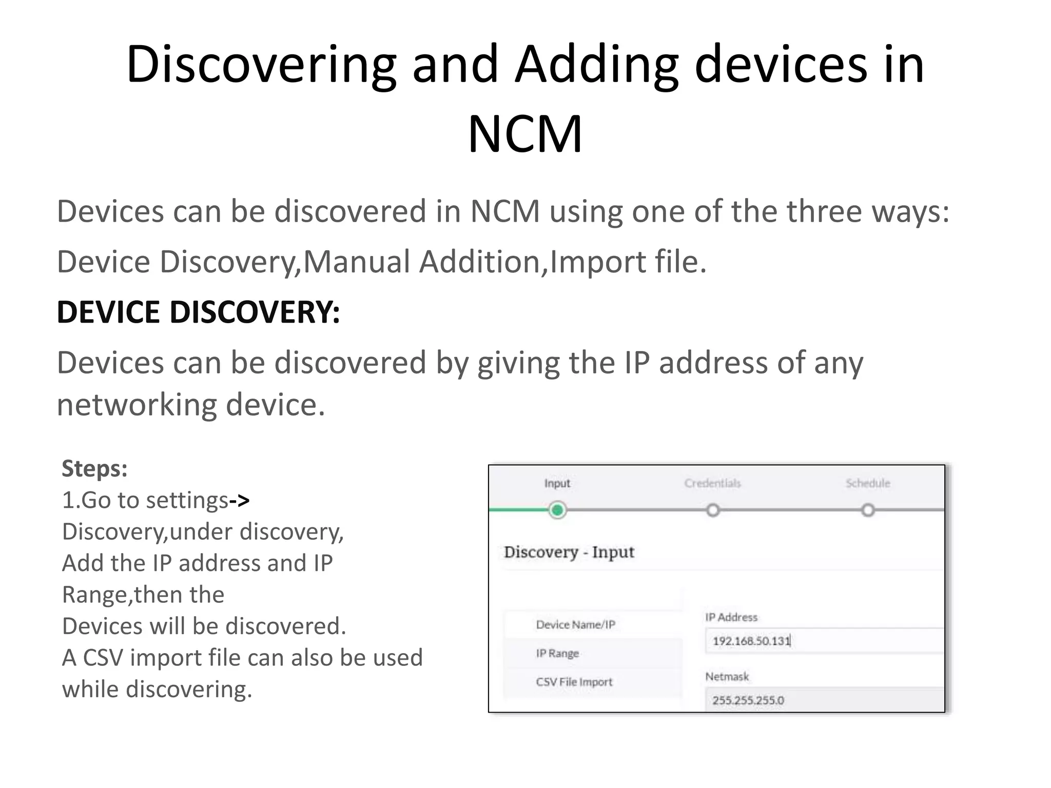 Overview and features of NCM | PPTX