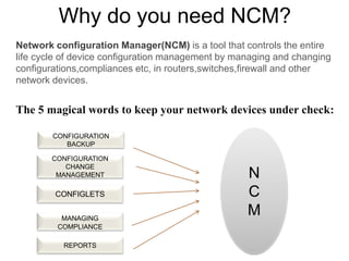 Overview and features of NCM | PPTX