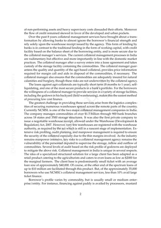 NCML as party for market linkages | PDF