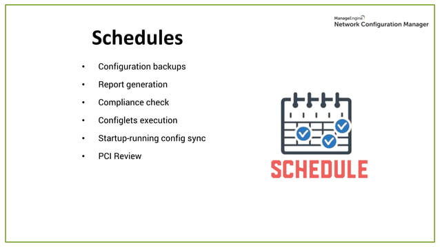 Configlets Compliance Rbac And Reports Network Configuration Manager