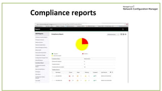 NCM Training - Part 2 - Automation, Notification, Compliance and ...