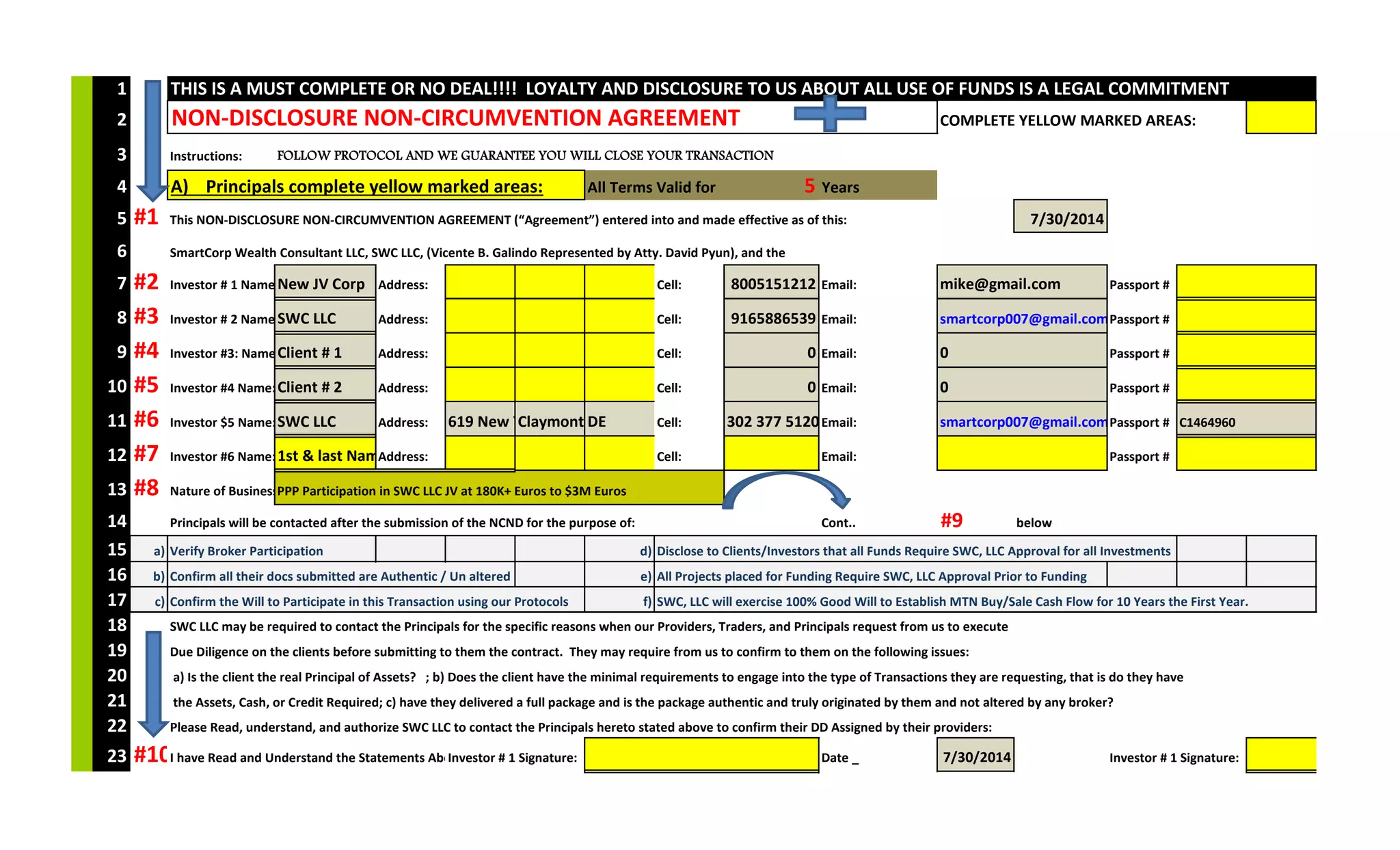 NCND Levrage Collateral # 2 -Keeping Everything Legal & In Control | PPT