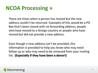 All About NCOA | PPT