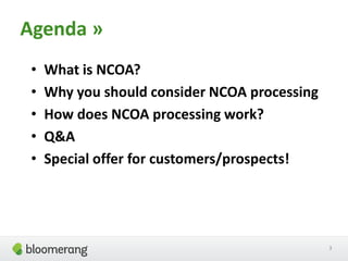 All About NCOA | PPT