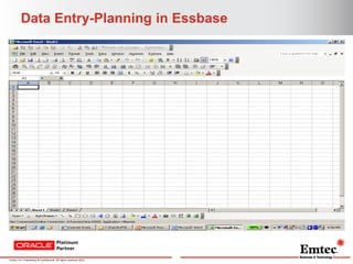 NCOAUG Training Day 2013: Hyperion Essbase to Hyperion Planning at US ...