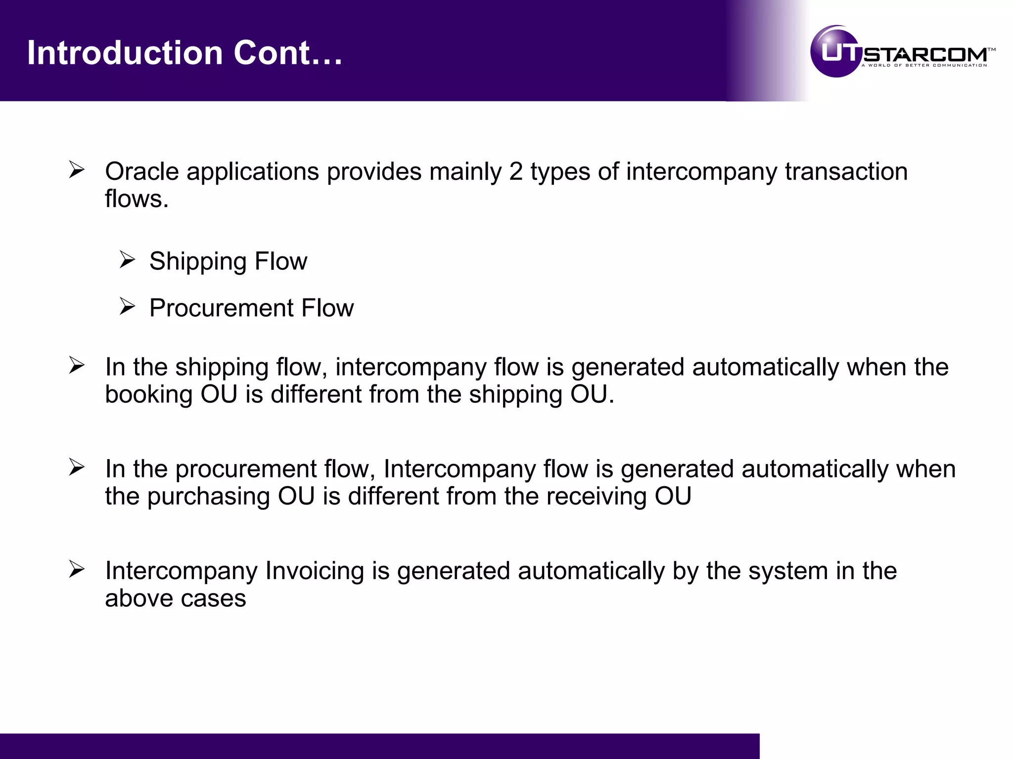R12 Intercompany Flow | PPT