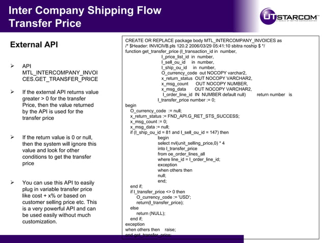 R12 Intercompany Flow | PPT | Business Accounting & Finance | Business