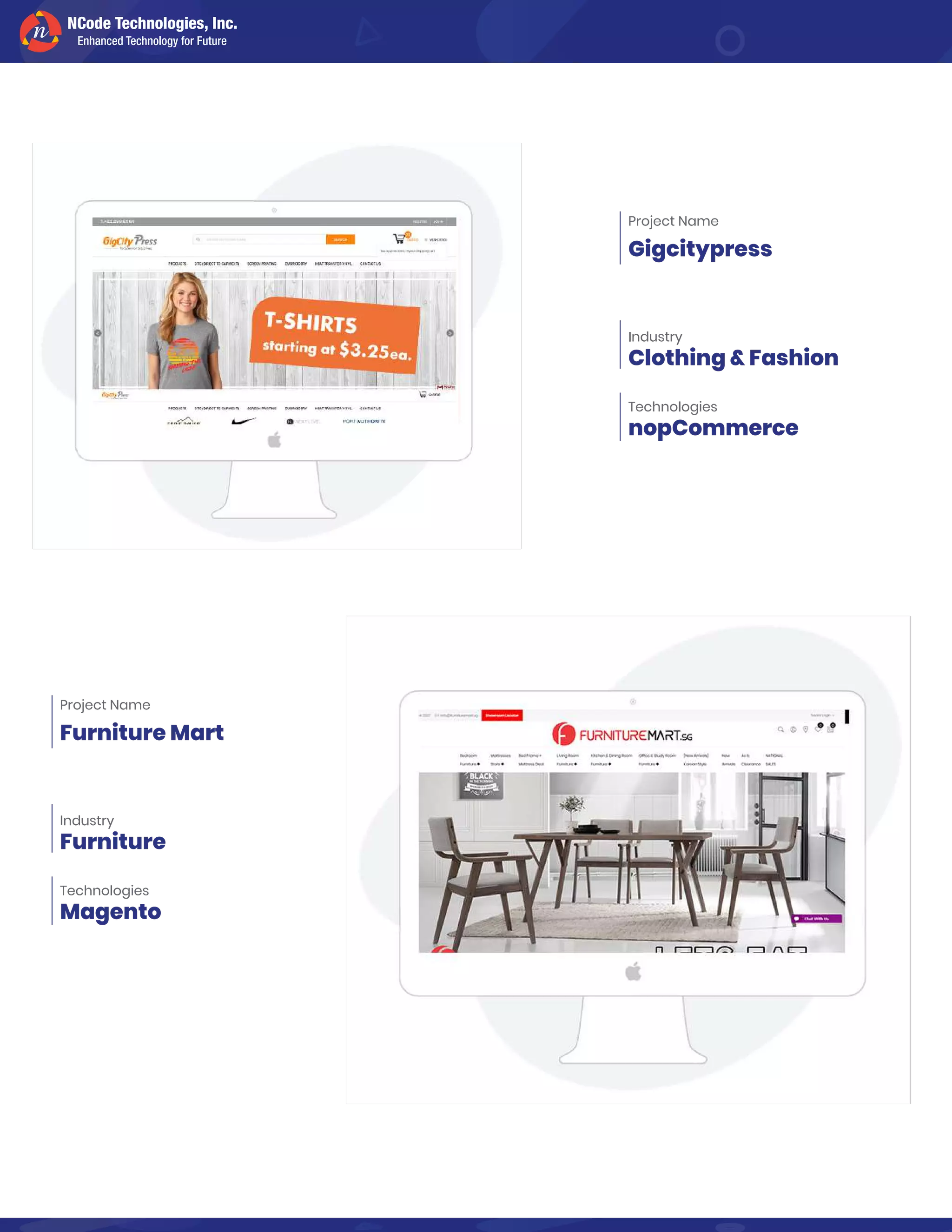 NCode Technologies Inc Portfolio | PDF