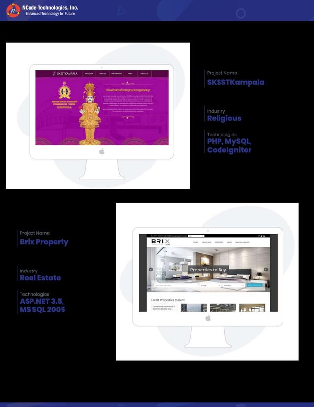 NCode Technologies Inc Portfolio | PDF