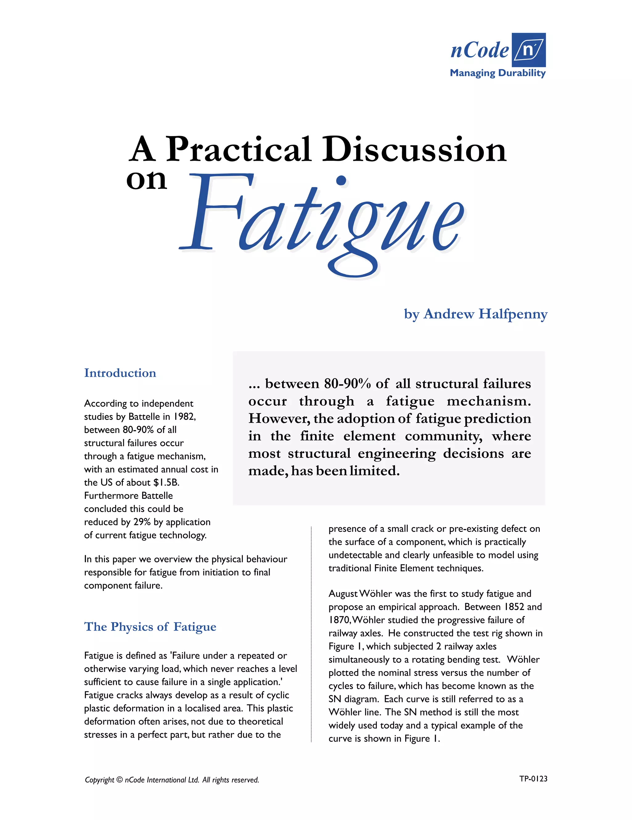 N code practical_fatigue | PDF