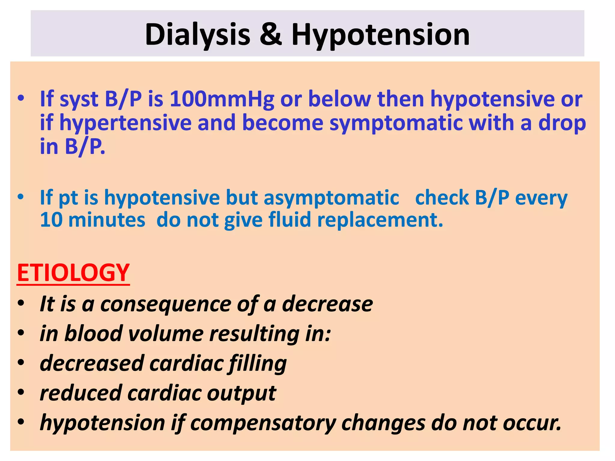 Nursing Care of Patient on Dialysis | PPTX