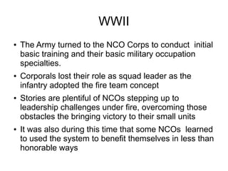 NCO History | PDF