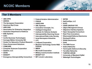 NCOIC Overview | PDF