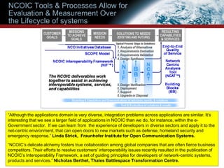 NCOIC Overview | PDF