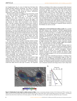 Ancient hydrothermal seafloor deposits in Eridania basin on Mars | PDF ...