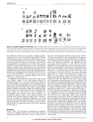 Revealing letters in rolled Herculaneum papyri by X-ray phase-contrast ...