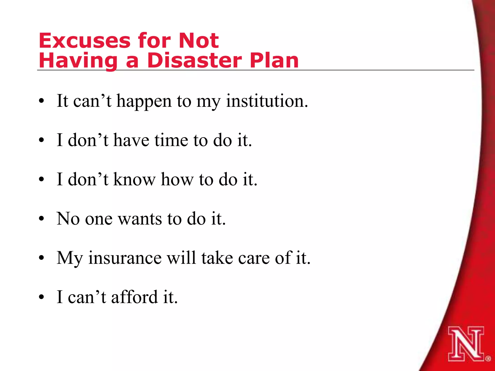 NCompass Live: Emergency and Disaster Response Planning for Libraries ...