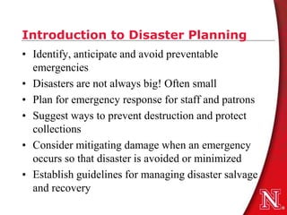 NCompass Live: Emergency and Disaster Response Planning for Libraries ...