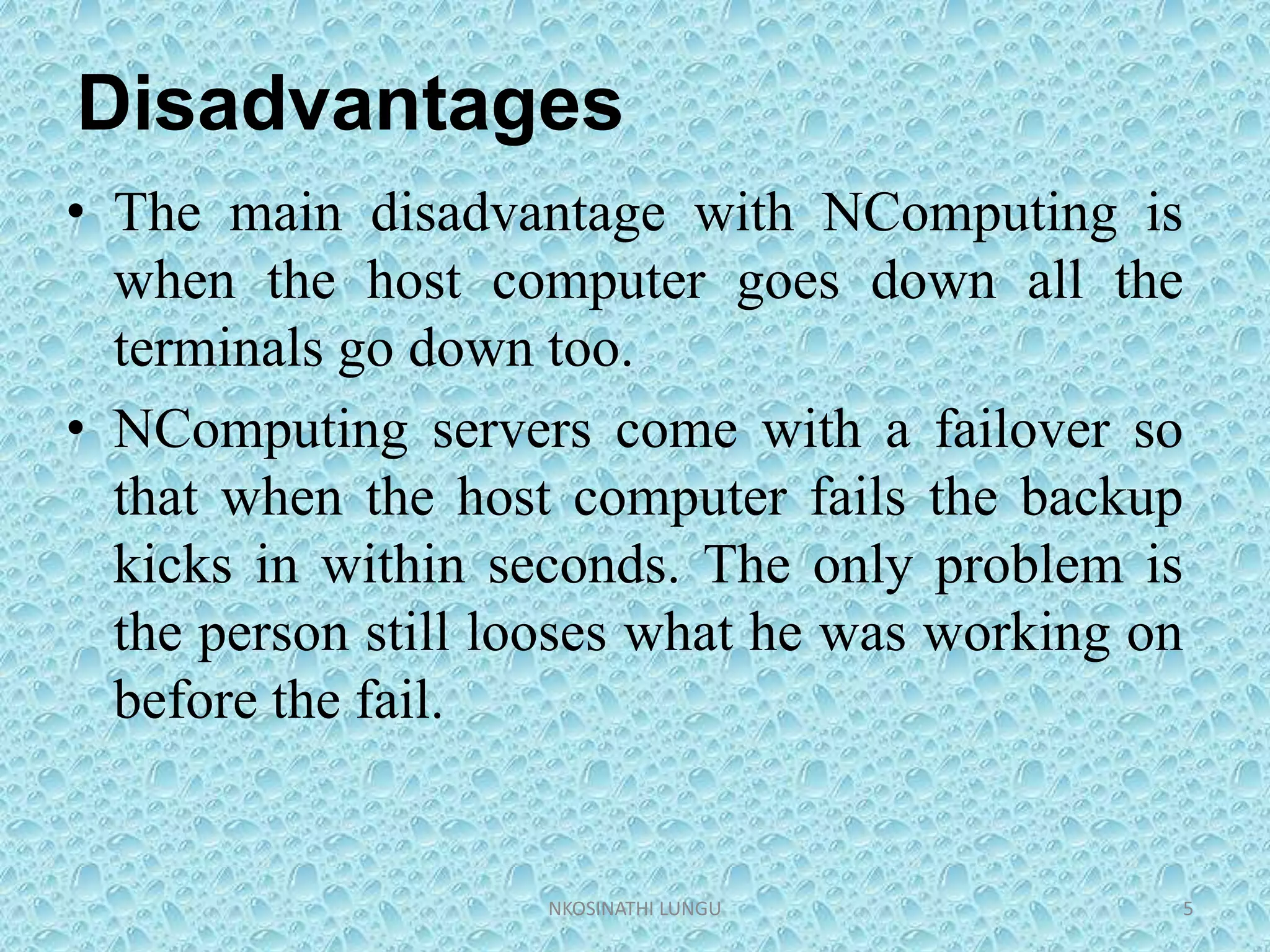 NComputing - A brief overview | PPTX