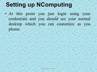 NComputing - A brief overview | PPTX