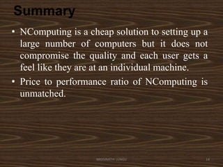NComputing - A brief overview | PPTX
