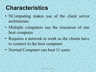 NComputing - A brief overview | PPTX