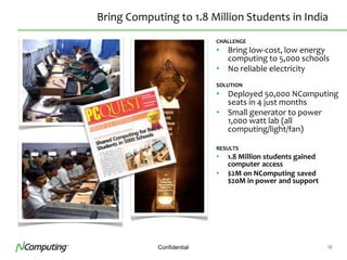 NComputing product presentation M300 | PPT