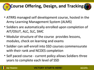 Structured Self Development Promotion Points