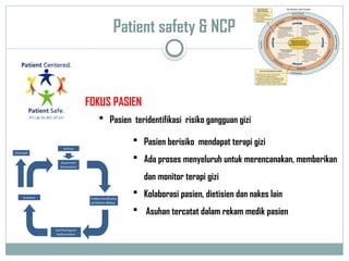 asuhan gizi terstandar pada pasien atau nutrition care process | PPTX