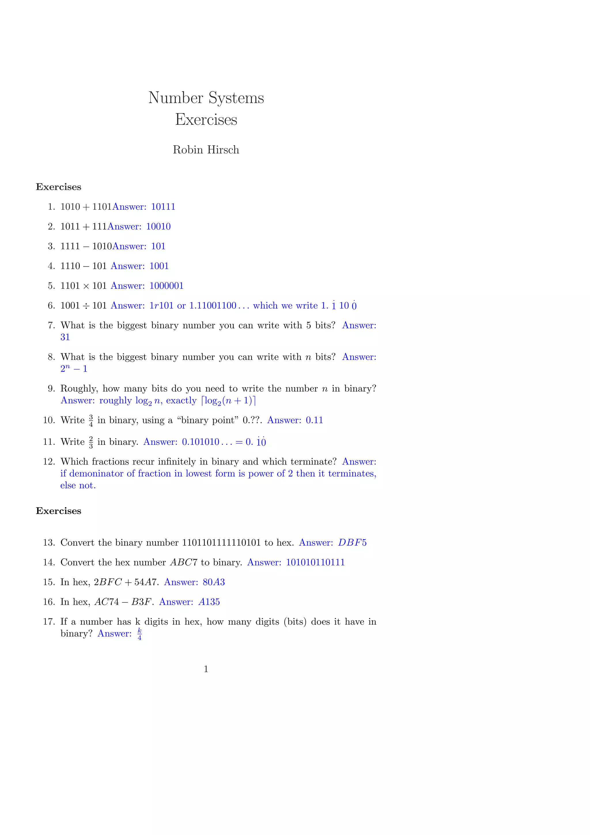 Ncp computer appls num sys3 pramod | PDF