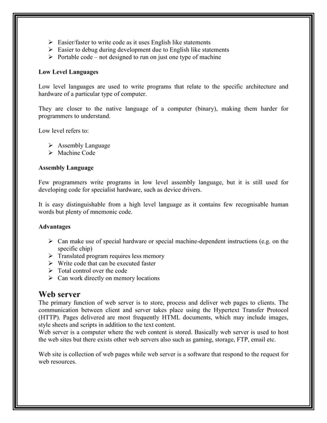 Ncp computer appls web tech asish | PDF