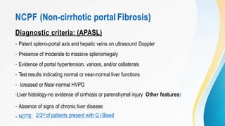 Non Cirrhotic Portal Hypertension | PPTX