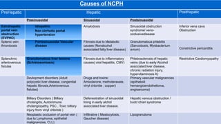 Non Cirrhotic Portal Hypertension | PPTX