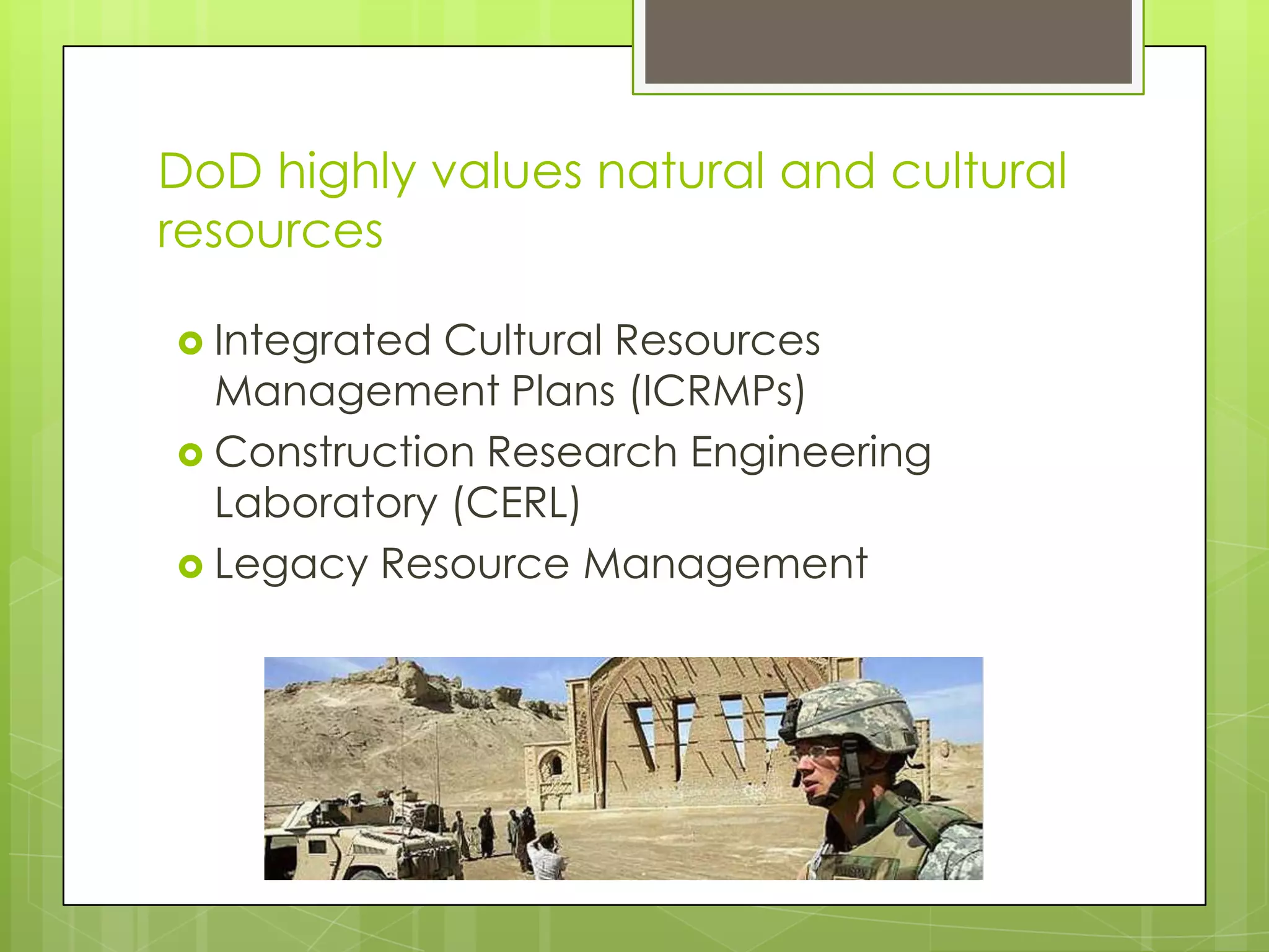 Integrating History into Landscape Conservation | PPT
