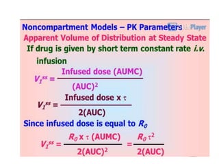 Non compartmental modelling | PPTX