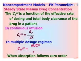 Non compartmental modelling | PPTX