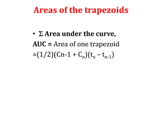 Non compartmental modelling | PPTX
