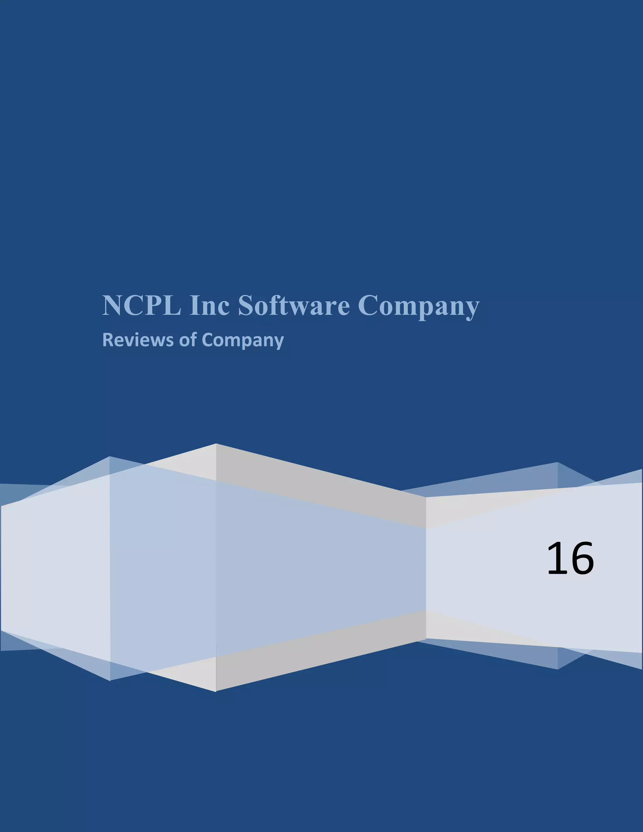 NCPL Inc Reviews | PDF | Business | Business and Finance